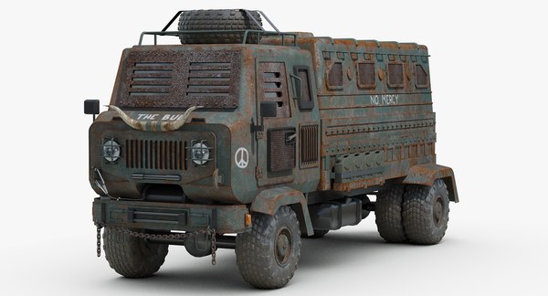 3D post apocalyptic heavy truck - TurboSquid 1166219