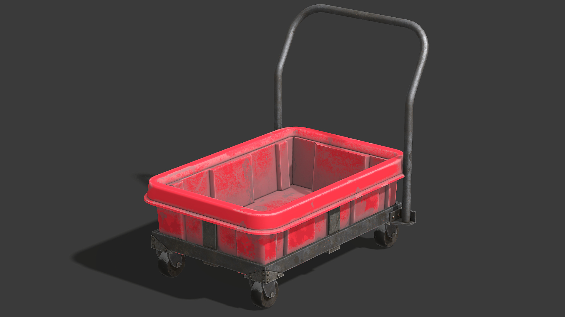 Old Chemical Resistant Spill Trolley - PBR Game Ready 3D - TurboSquid ...