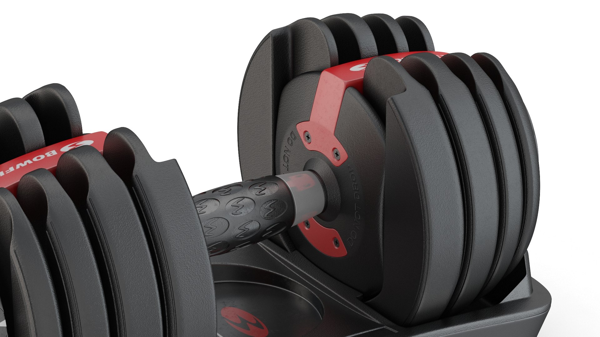 Bowflex dumbbell 3D model - TurboSquid 1704119