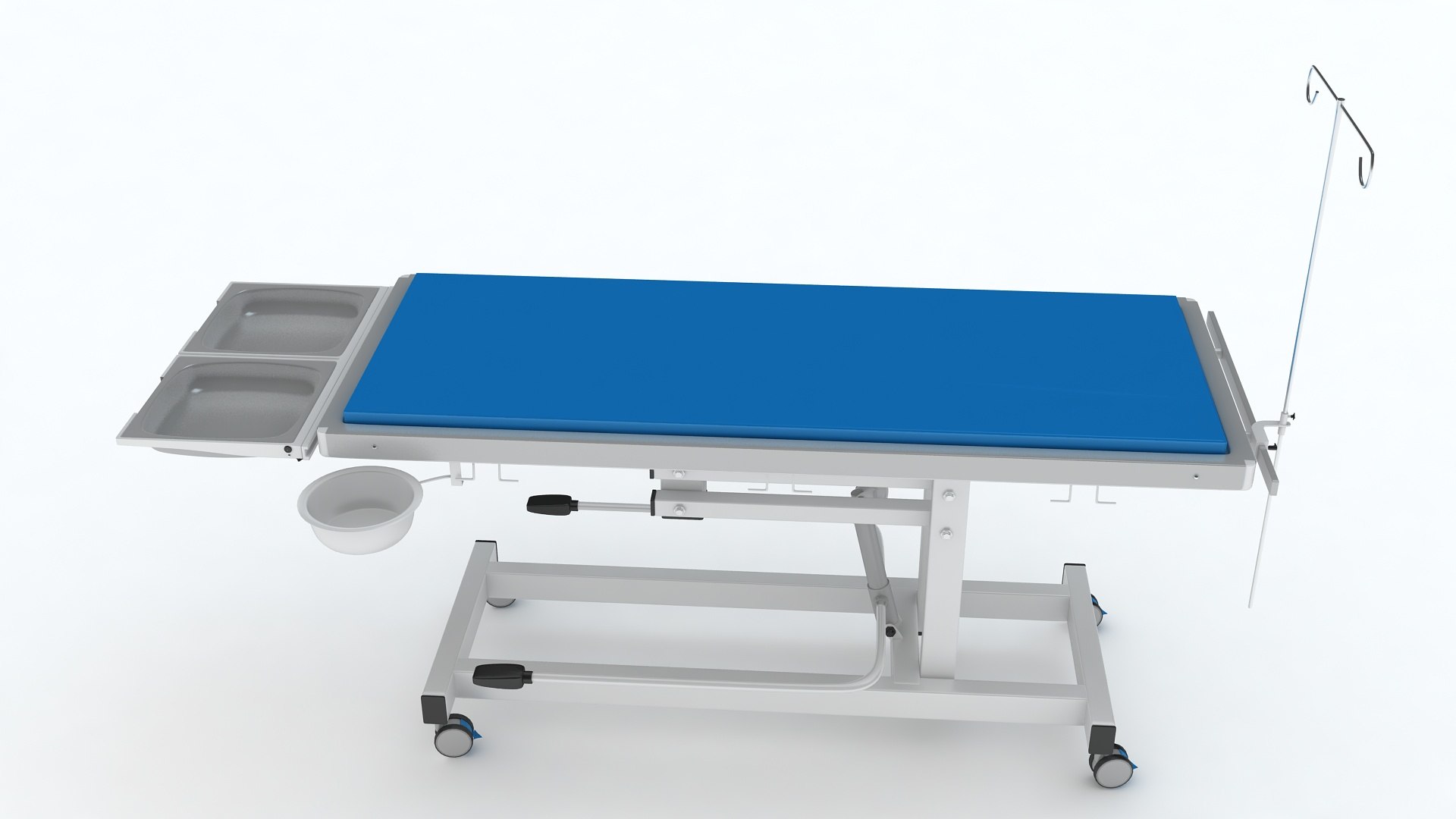 Veterinary Operating Table Blue 3D - TurboSquid 1977540