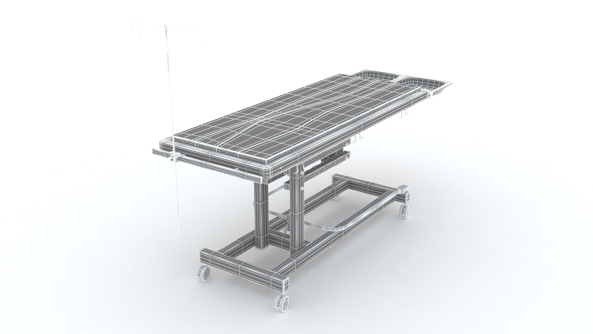 Veterinary Operating Table Blue 3D - TurboSquid 1977540