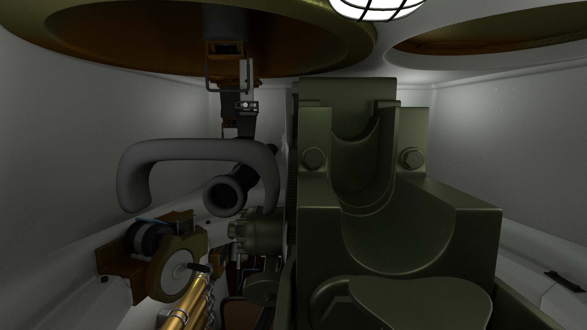 Soviet T-34 76 Interior 3d Obj