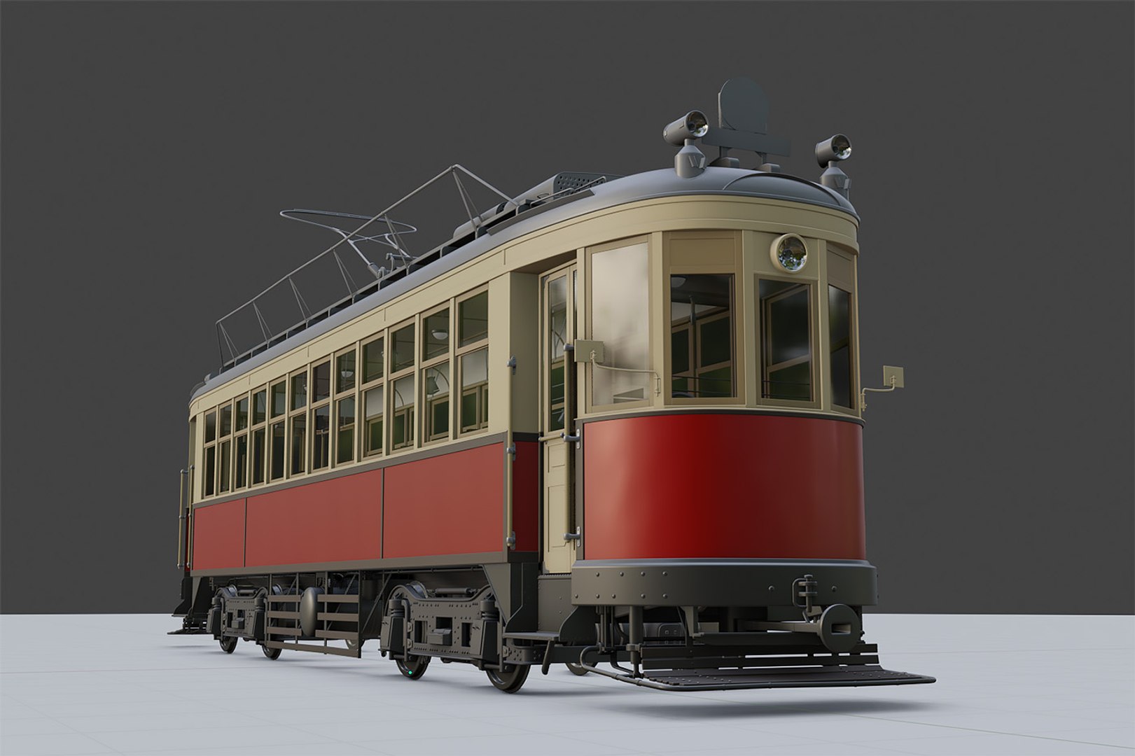 Km Tram 3D - TurboSquid 1618150