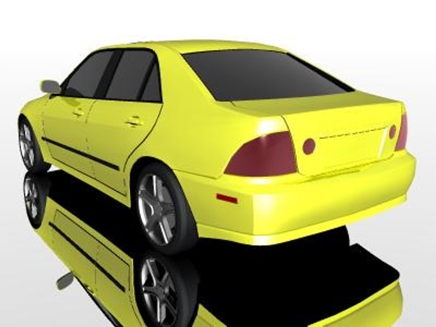 Lexus Is300 3d Model