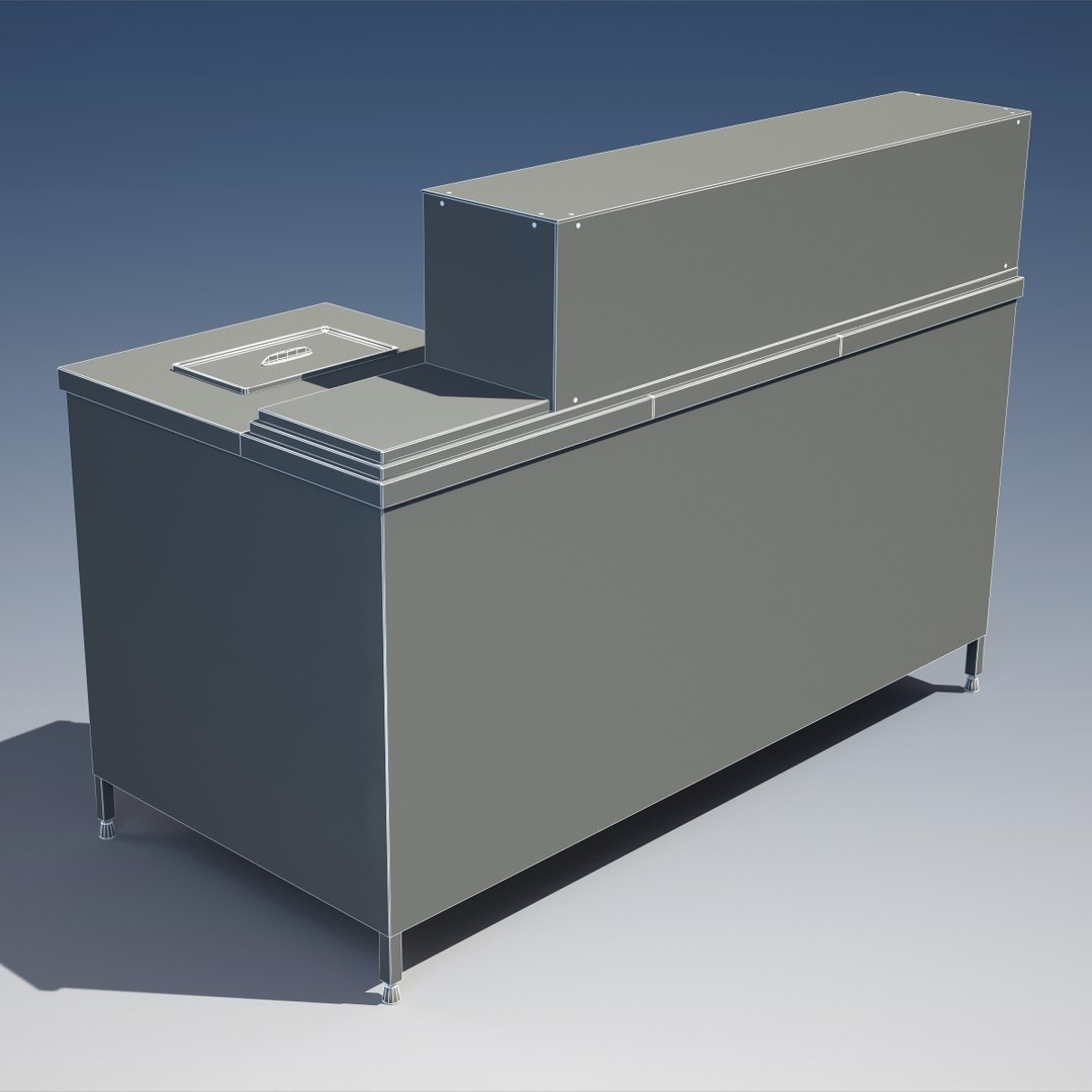 3d Model Creperie Station