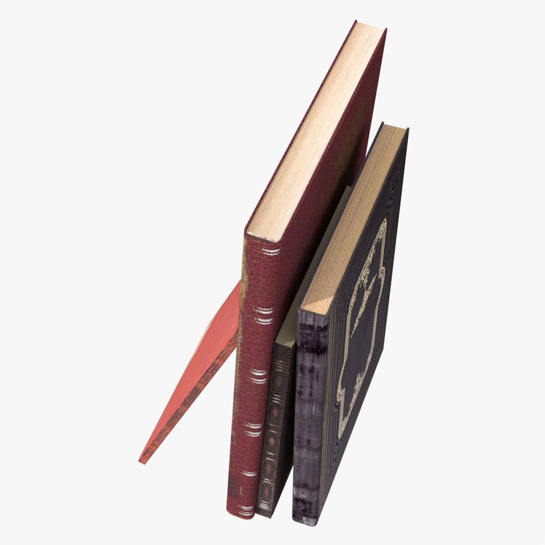 Books Ue4 3D Model - TurboSquid 1701801