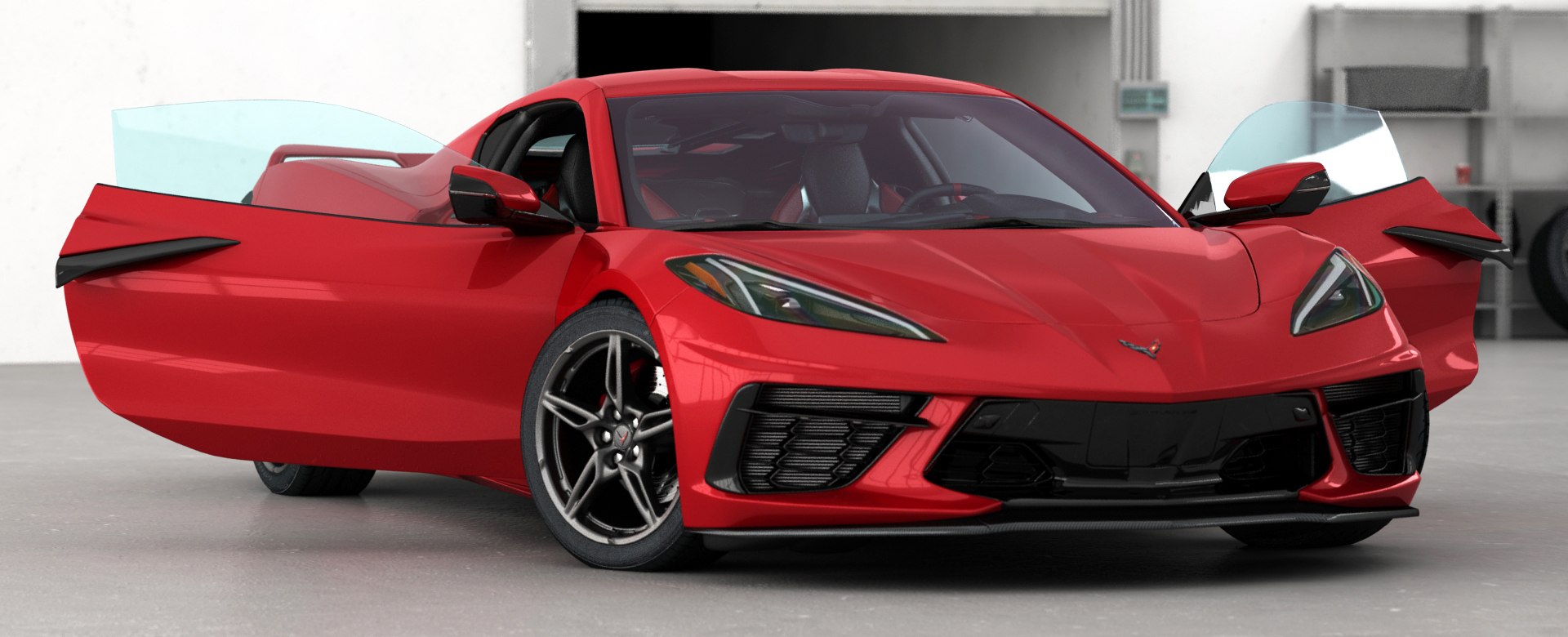 Chevrolet corvette c8 stingray model - TurboSquid 1494077