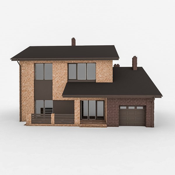 3D model european modern house - TurboSquid 1441361