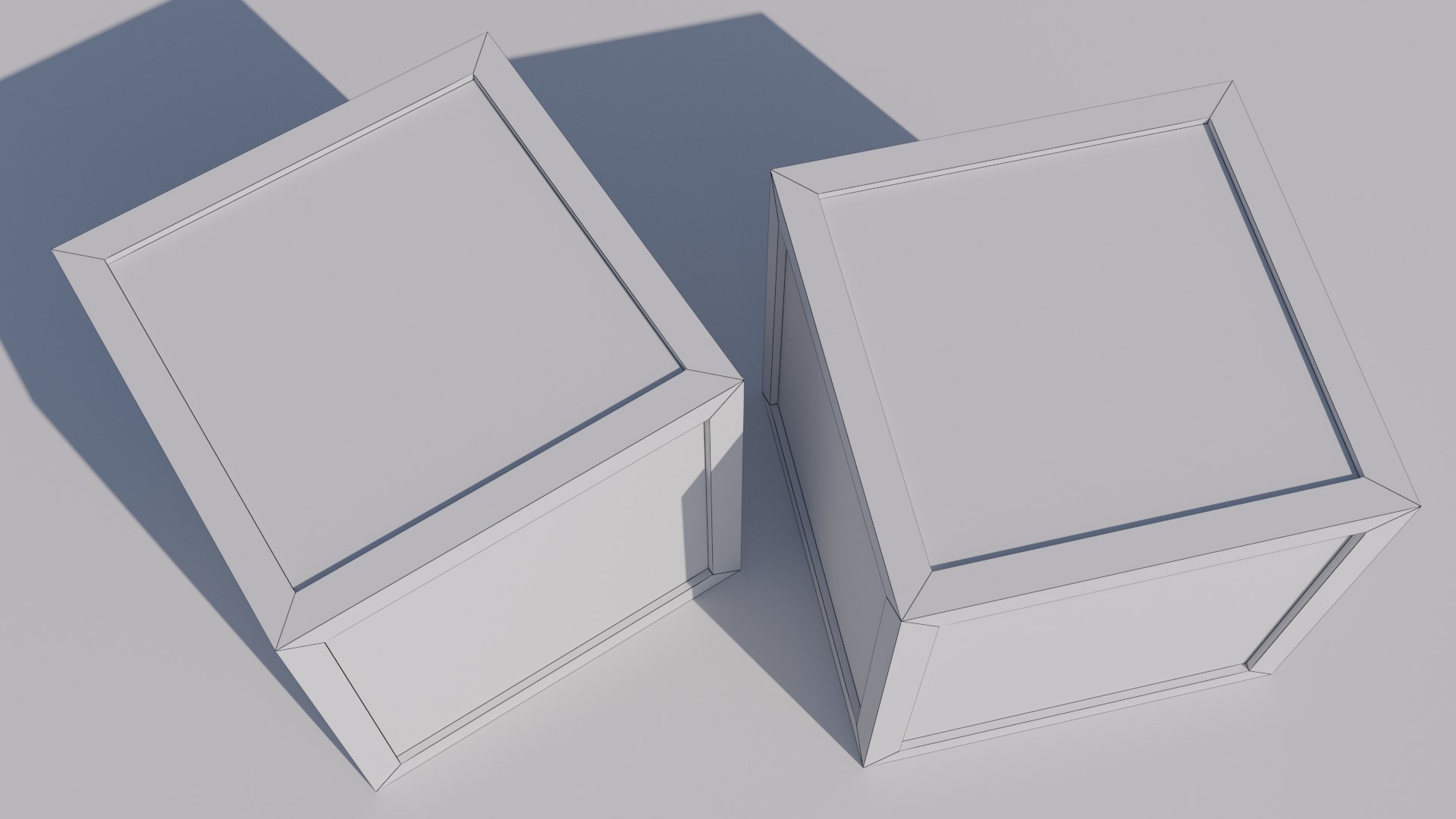 Wood Box Model - TurboSquid 2007097