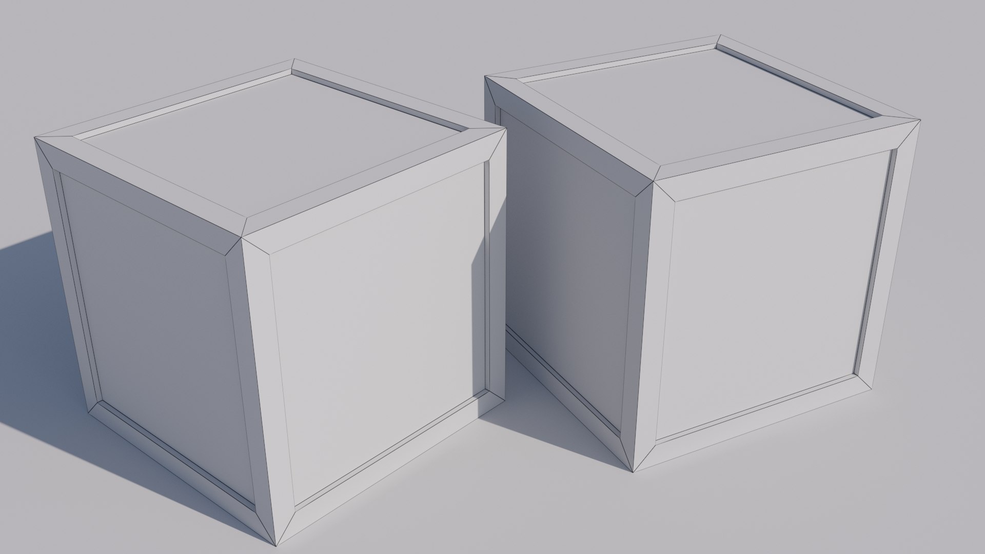 Wood Box Model - TurboSquid 2007097