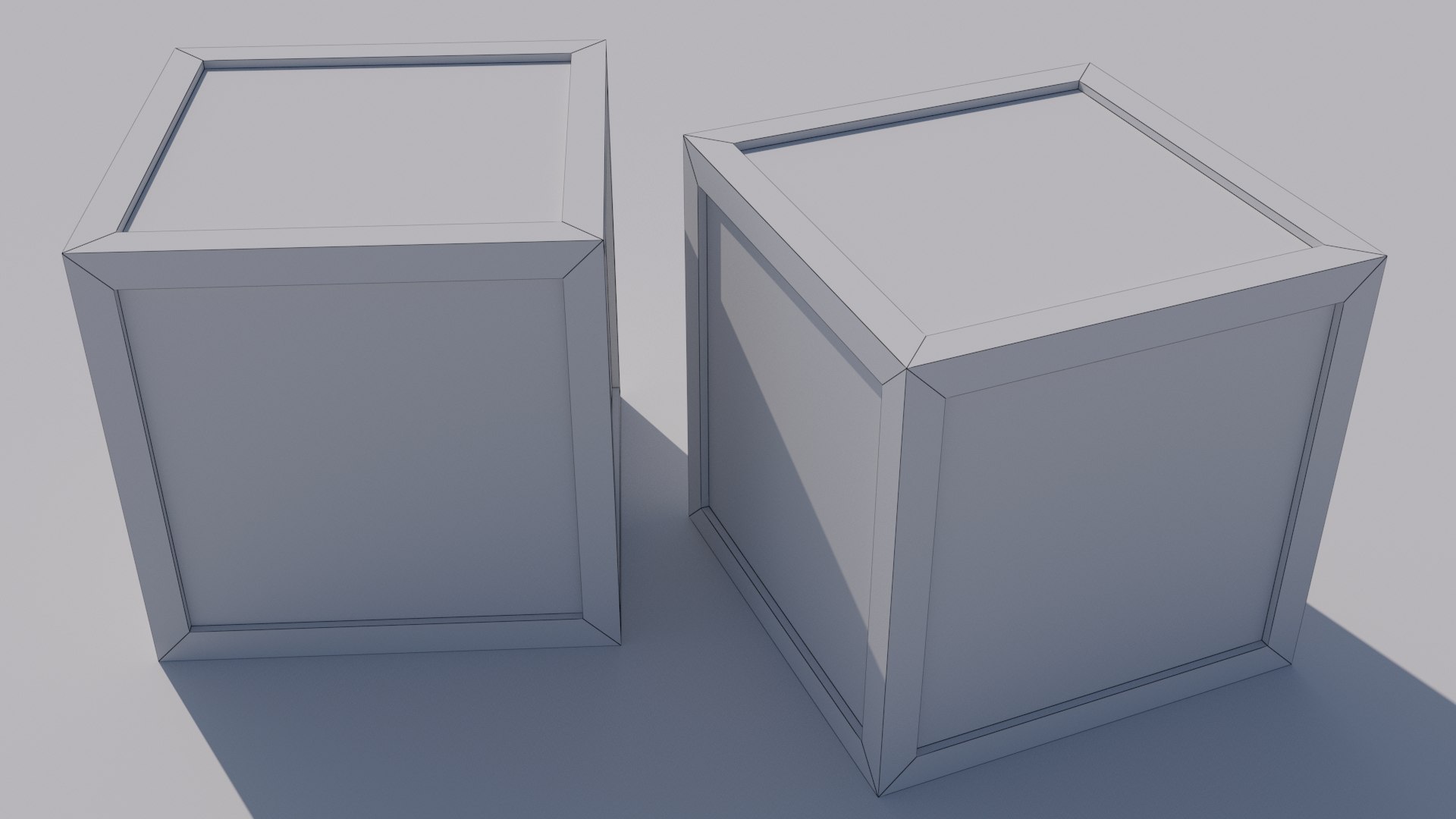 Wood Box Model - TurboSquid 2007097