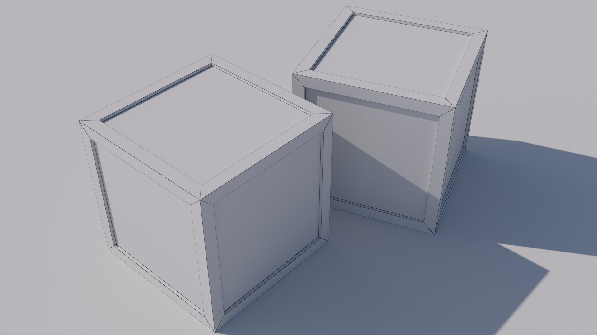 Wood Box Model - TurboSquid 2007097