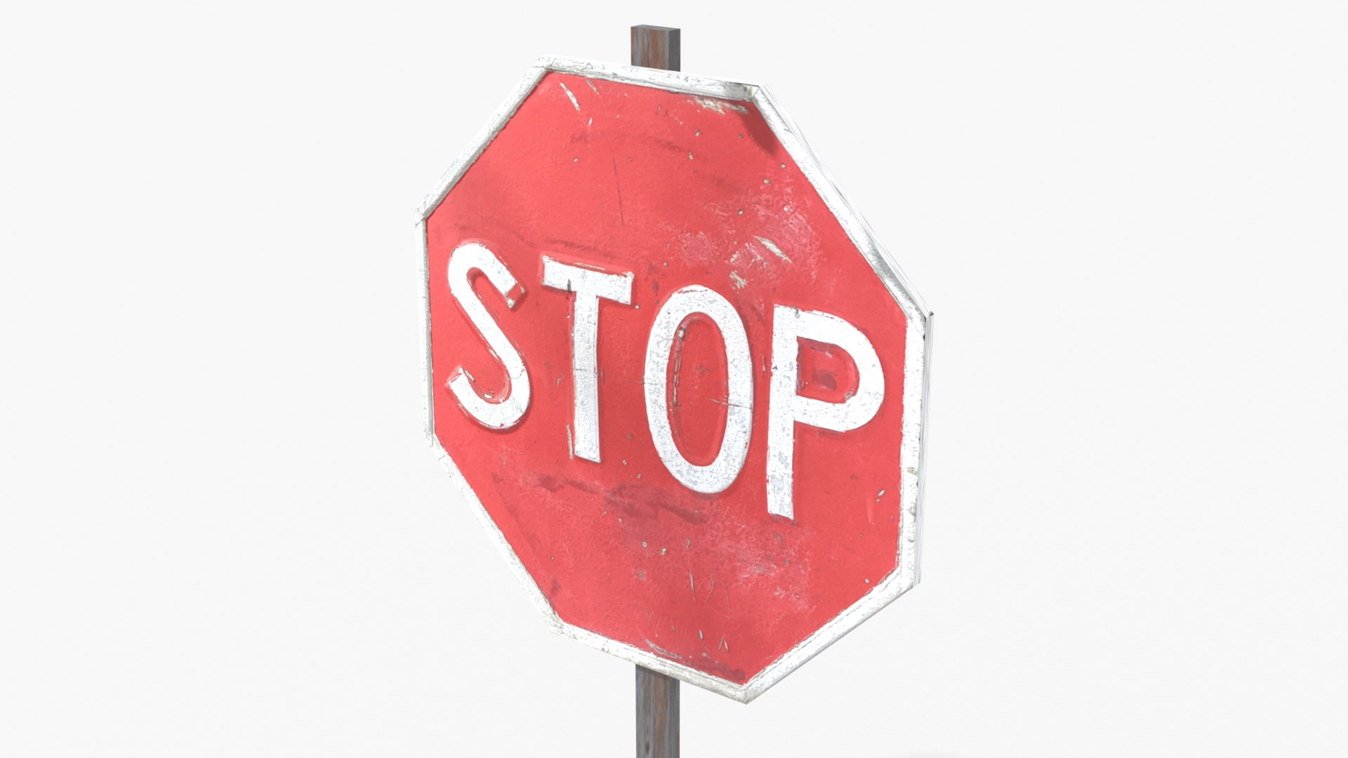 Free Stop 3D Model - TurboSquid 1958611