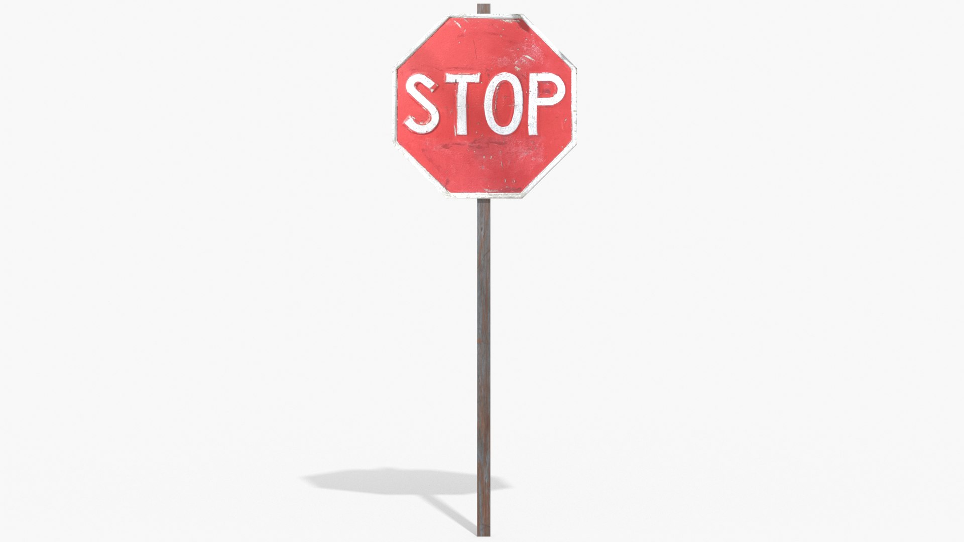 Free Stop 3D Model - TurboSquid 1958611