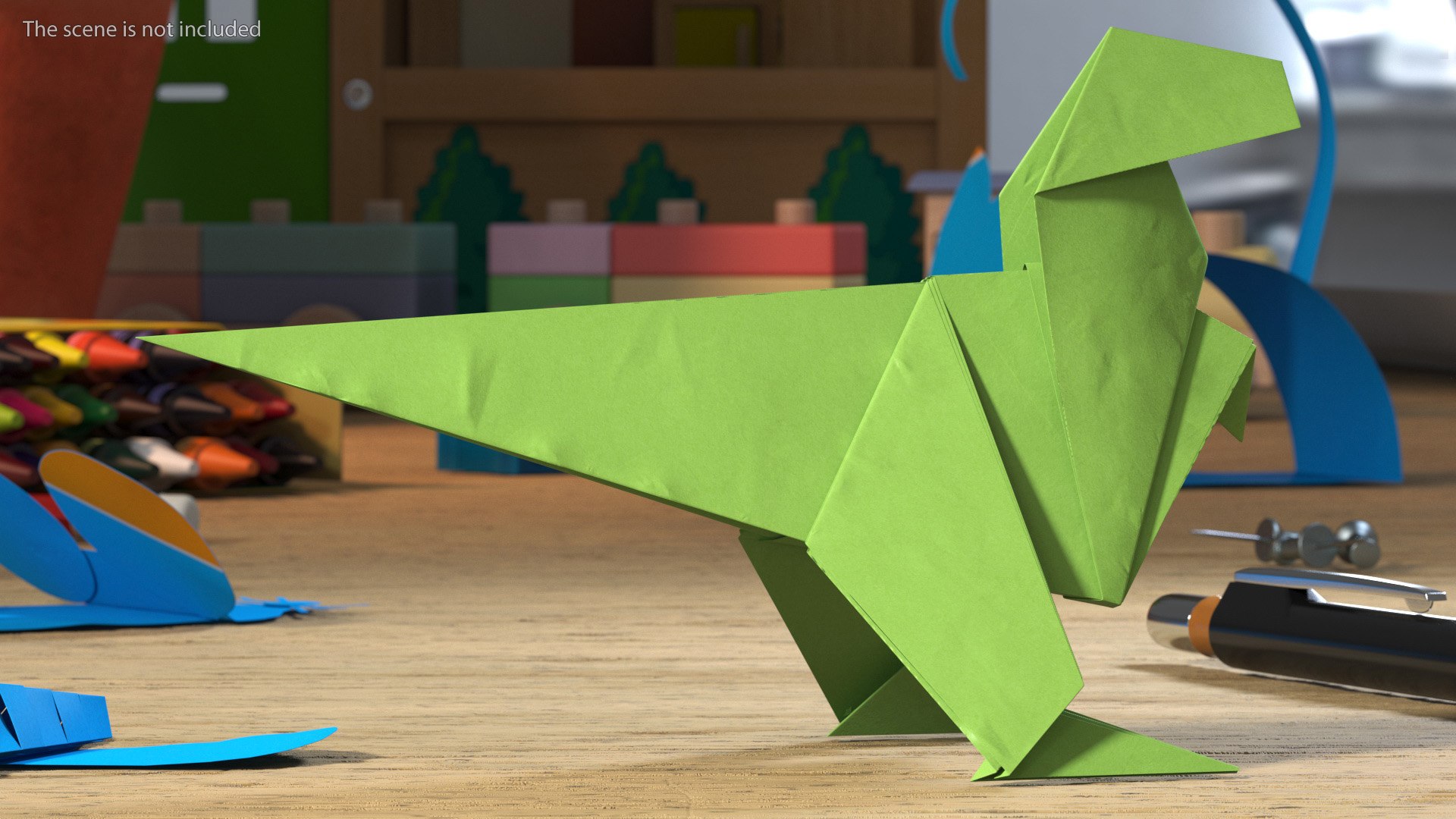 Paper Dinosaur Origami 3D Model - TurboSquid 2003841