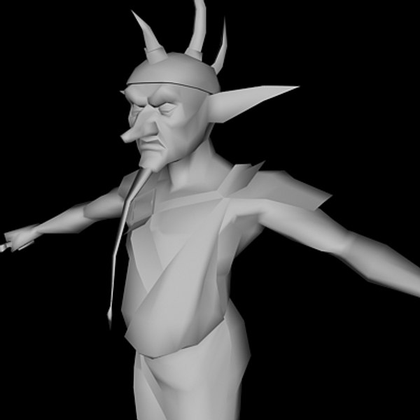realistic goblin 3d 3ds