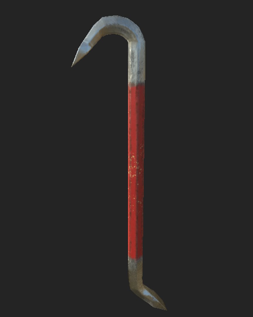 3d Model Crowbar