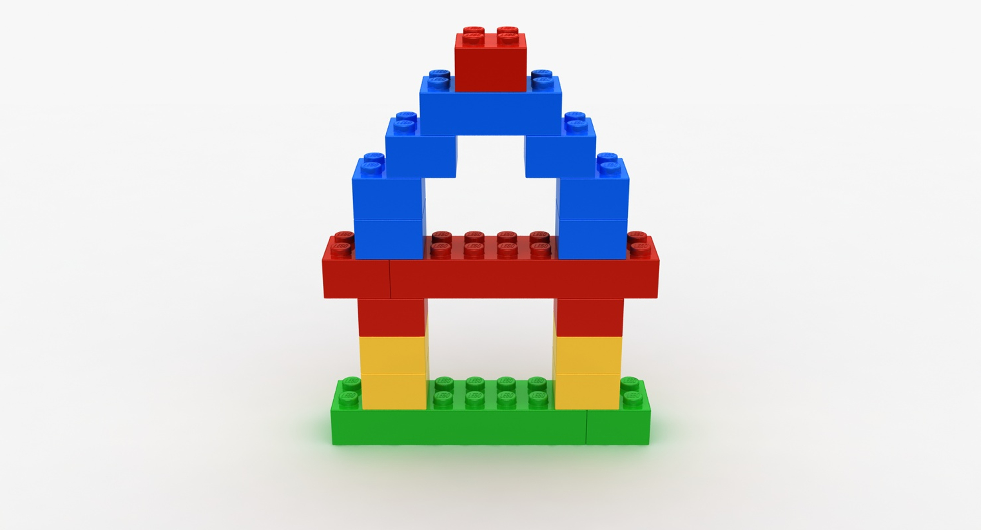 3d Max Realistic Lego Bricks Shape