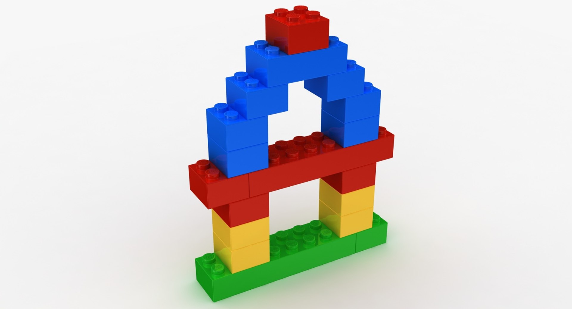 3d Max Realistic Lego Bricks Shape