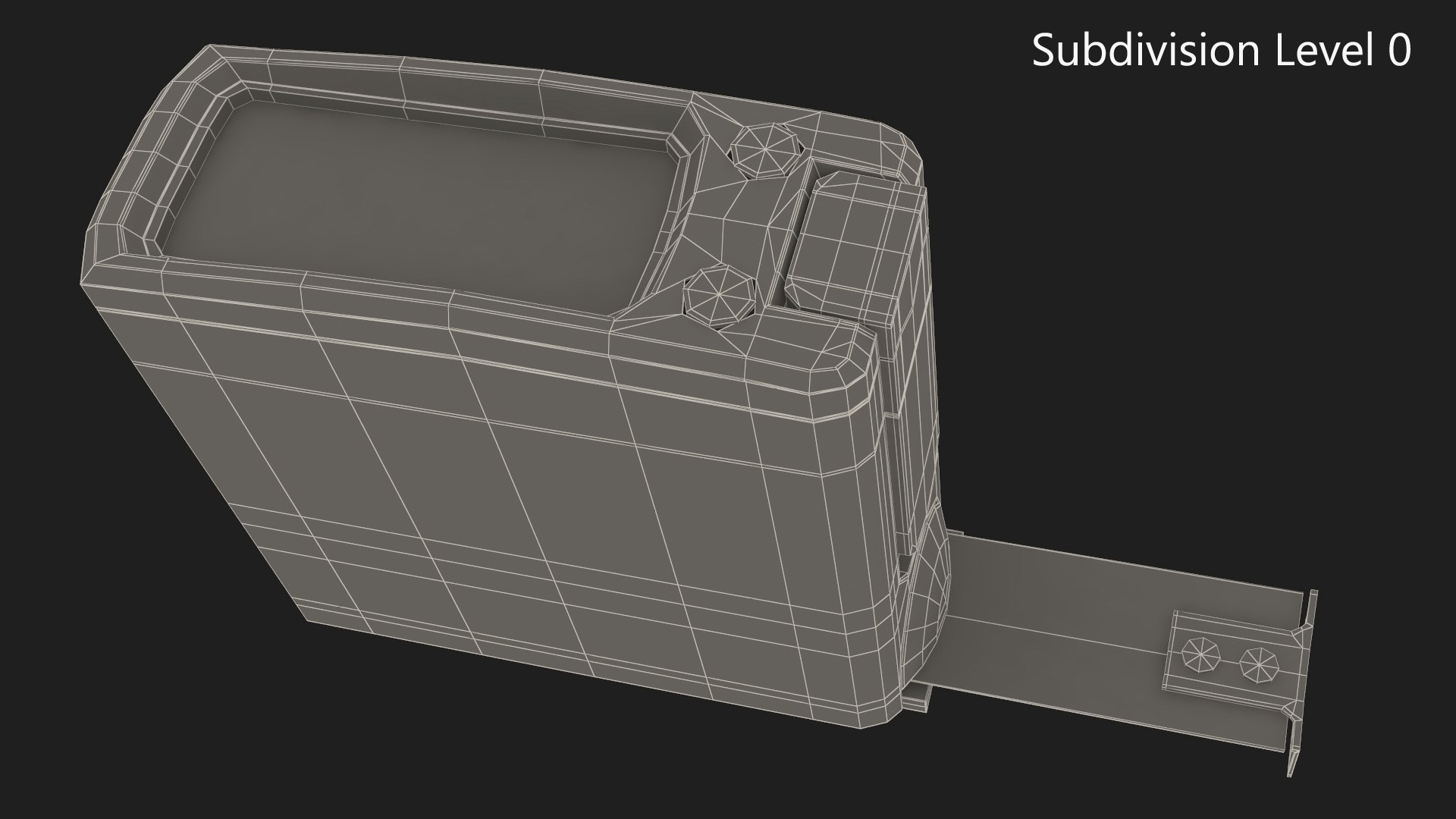 3D Digital Distance Meter - TurboSquid 2302476
