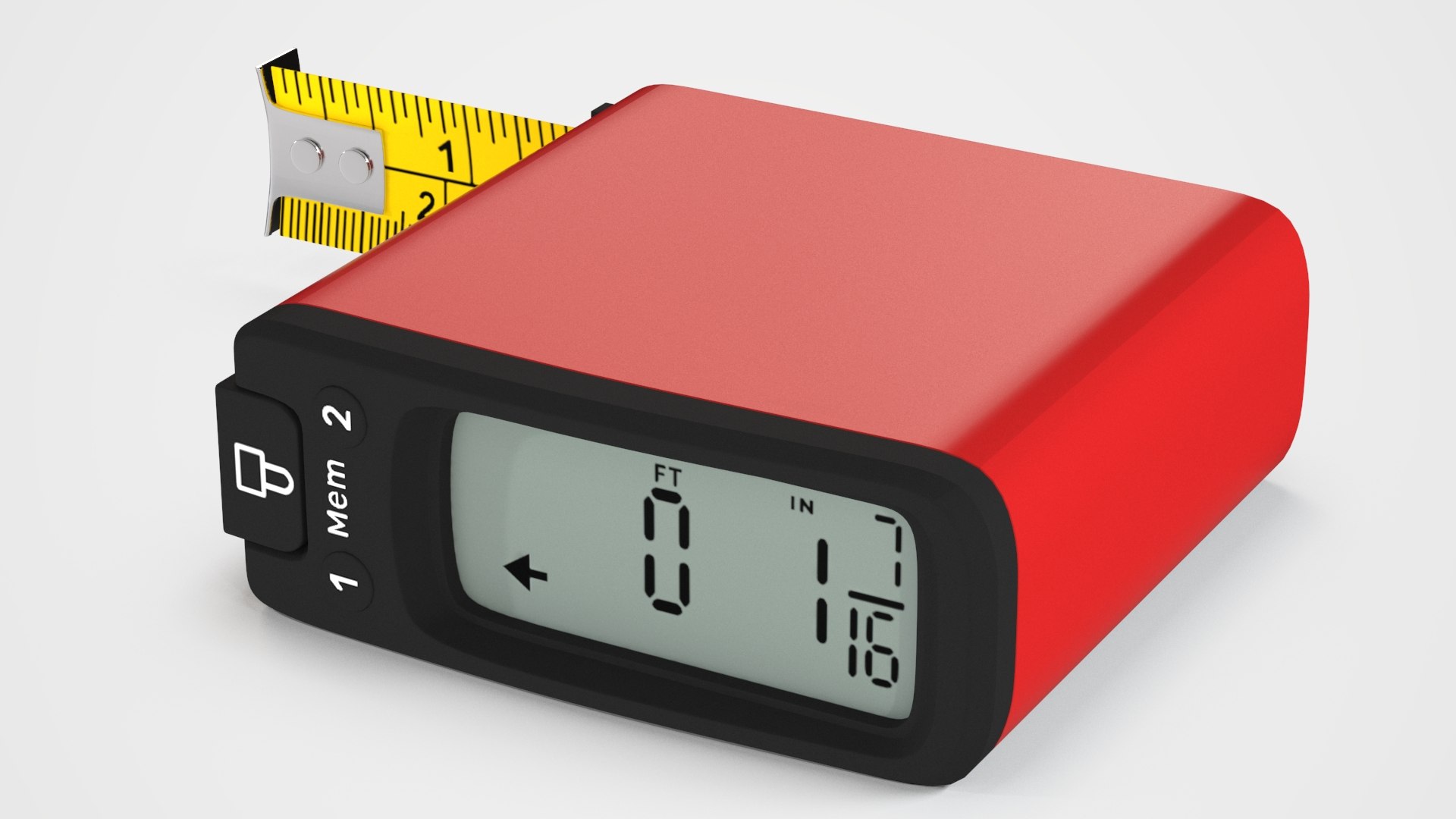 3D Digital Distance Meter - TurboSquid 2302476