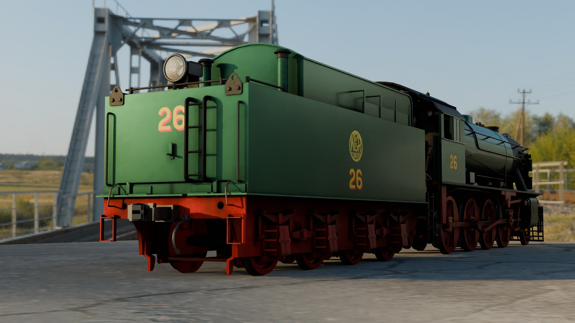 3D Ex-WD KCR Austerity 2-8-0 Model - TurboSquid 2210869