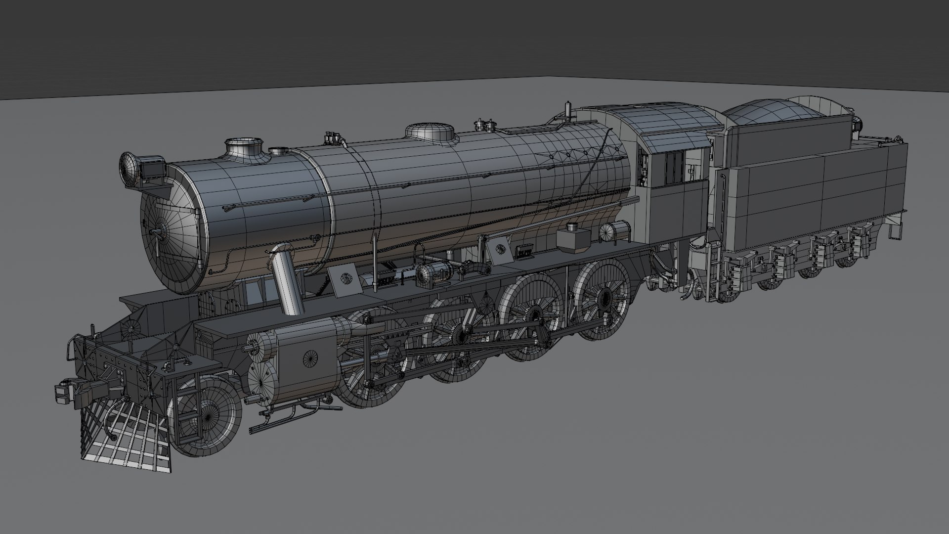 3D Ex-WD KCR Austerity 2-8-0 Model - TurboSquid 2210869