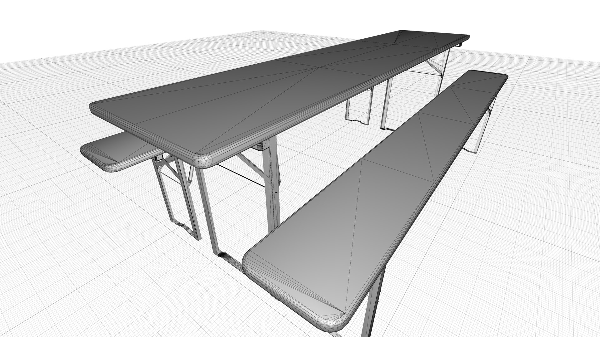 Beerbench From Oktoberfest 3D Model - TurboSquid 2151006
