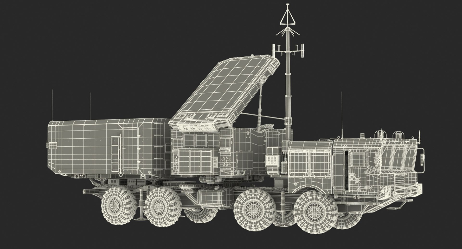Mobile radar station 96l6 3D - TurboSquid 1249292