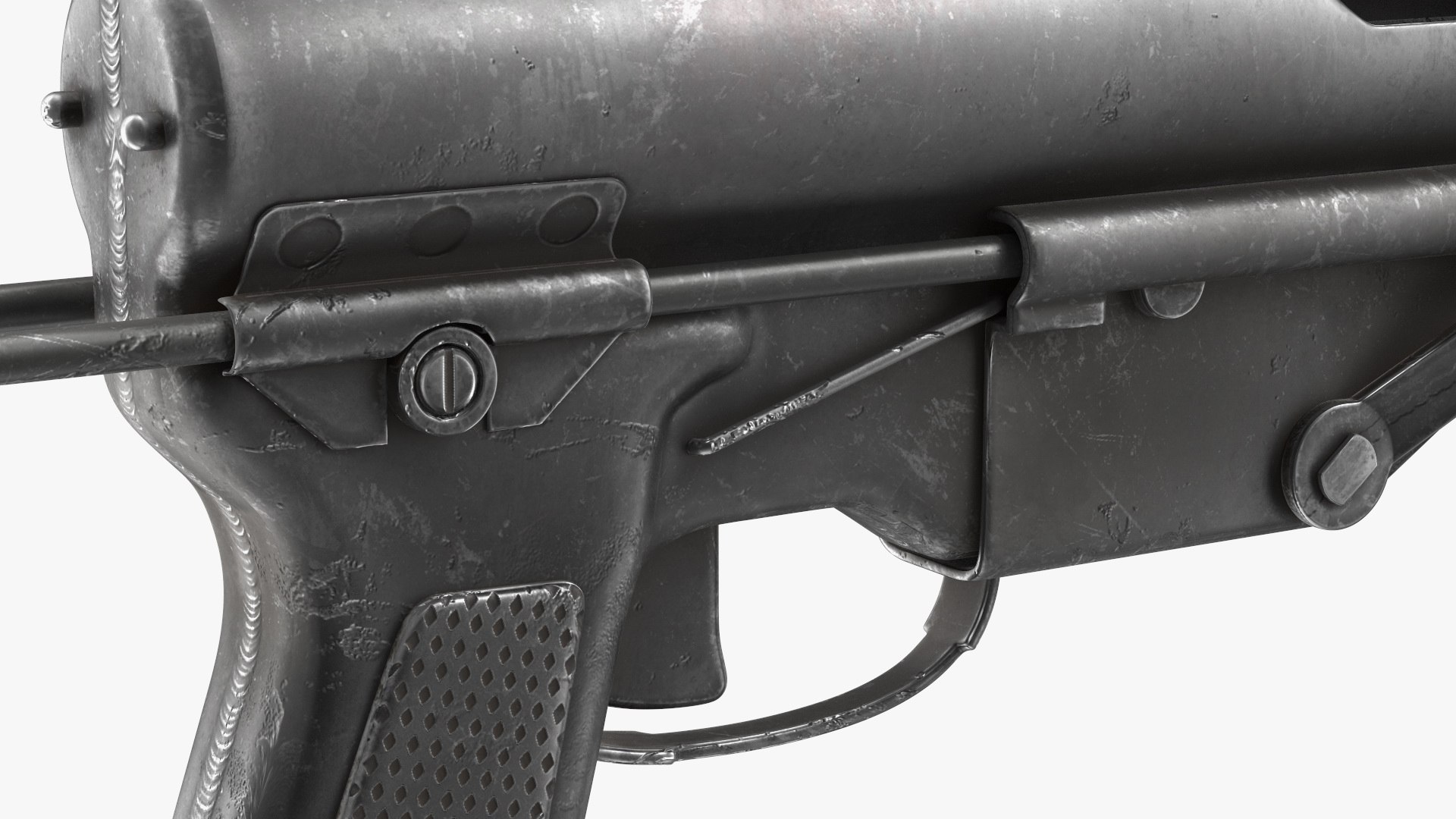 3D M3 Grease Gun 45 Caliber WW2 SMG - TurboSquid 1772150