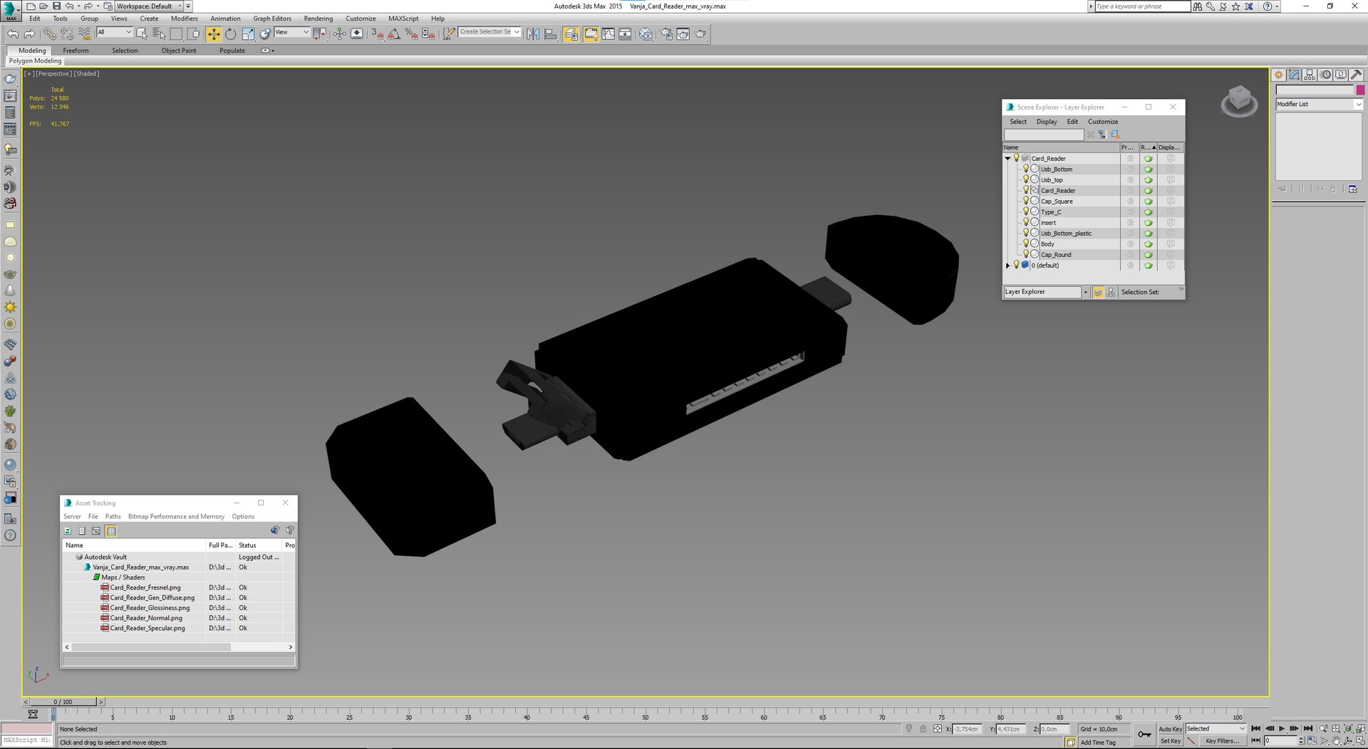 3D Card Reader - TurboSquid 2021463