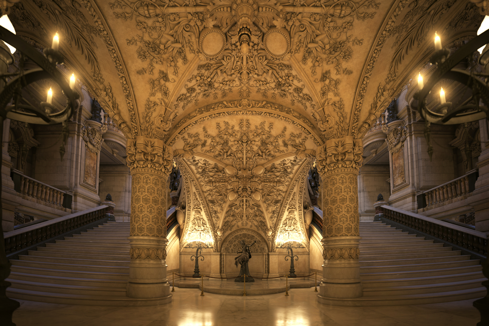Opera garnier - staircase 3D model - TurboSquid 1295933