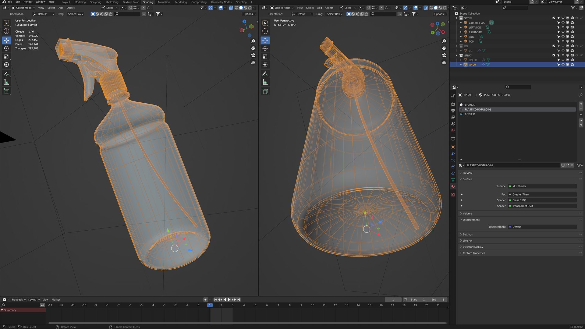 3D Spray Bottle Cleaning Model - TurboSquid 1820420