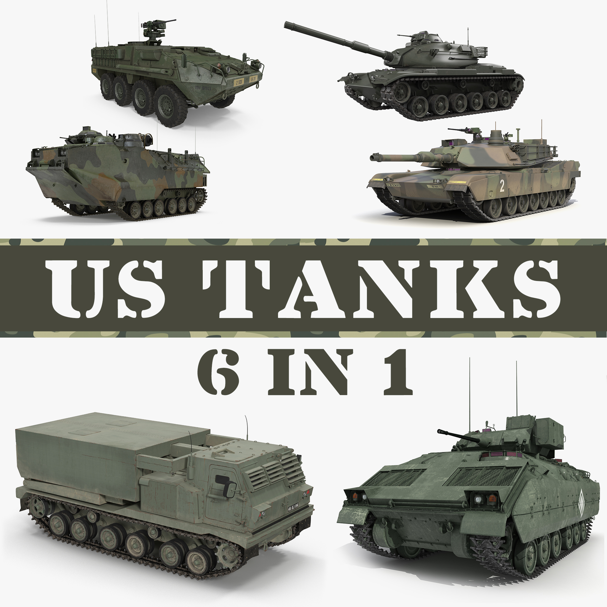 3D model tanks landing tracked - TurboSquid 1215956