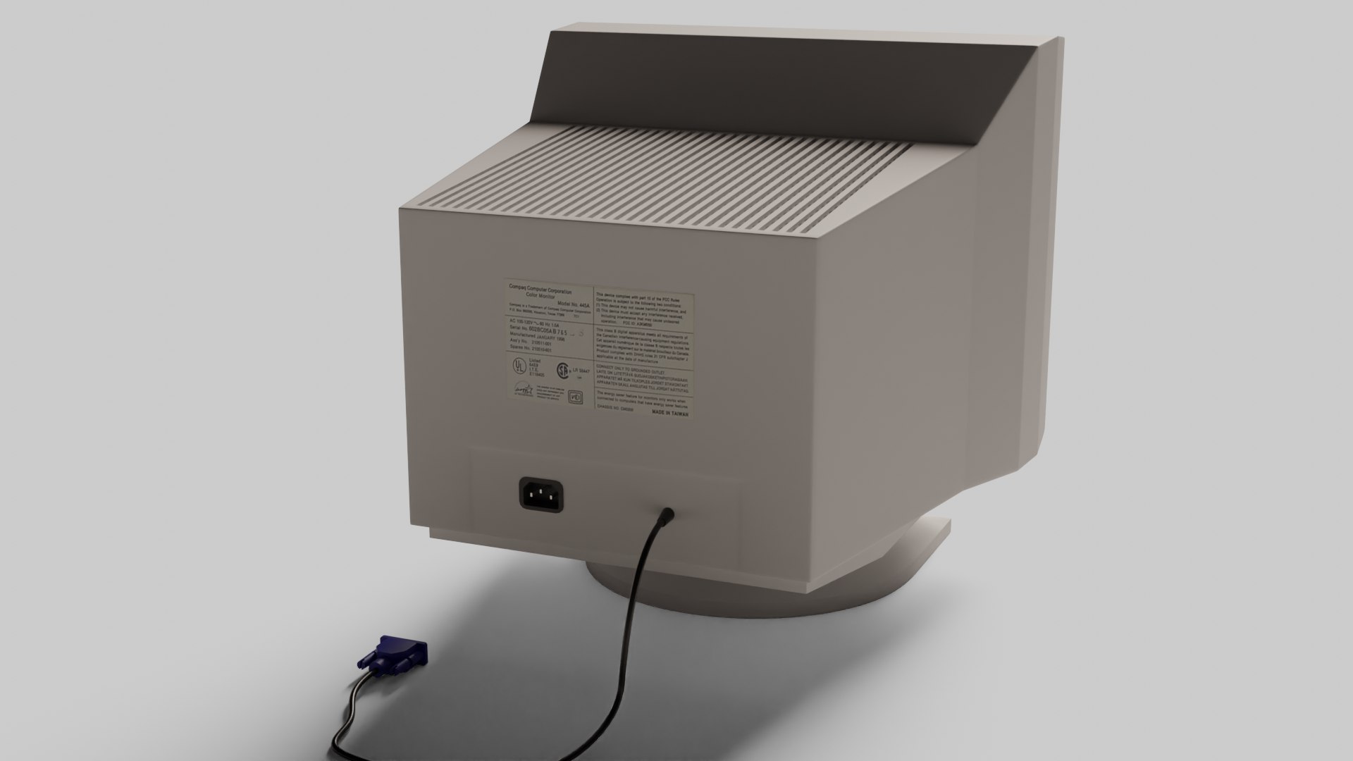 CRT Monitor Model - TurboSquid 2036847