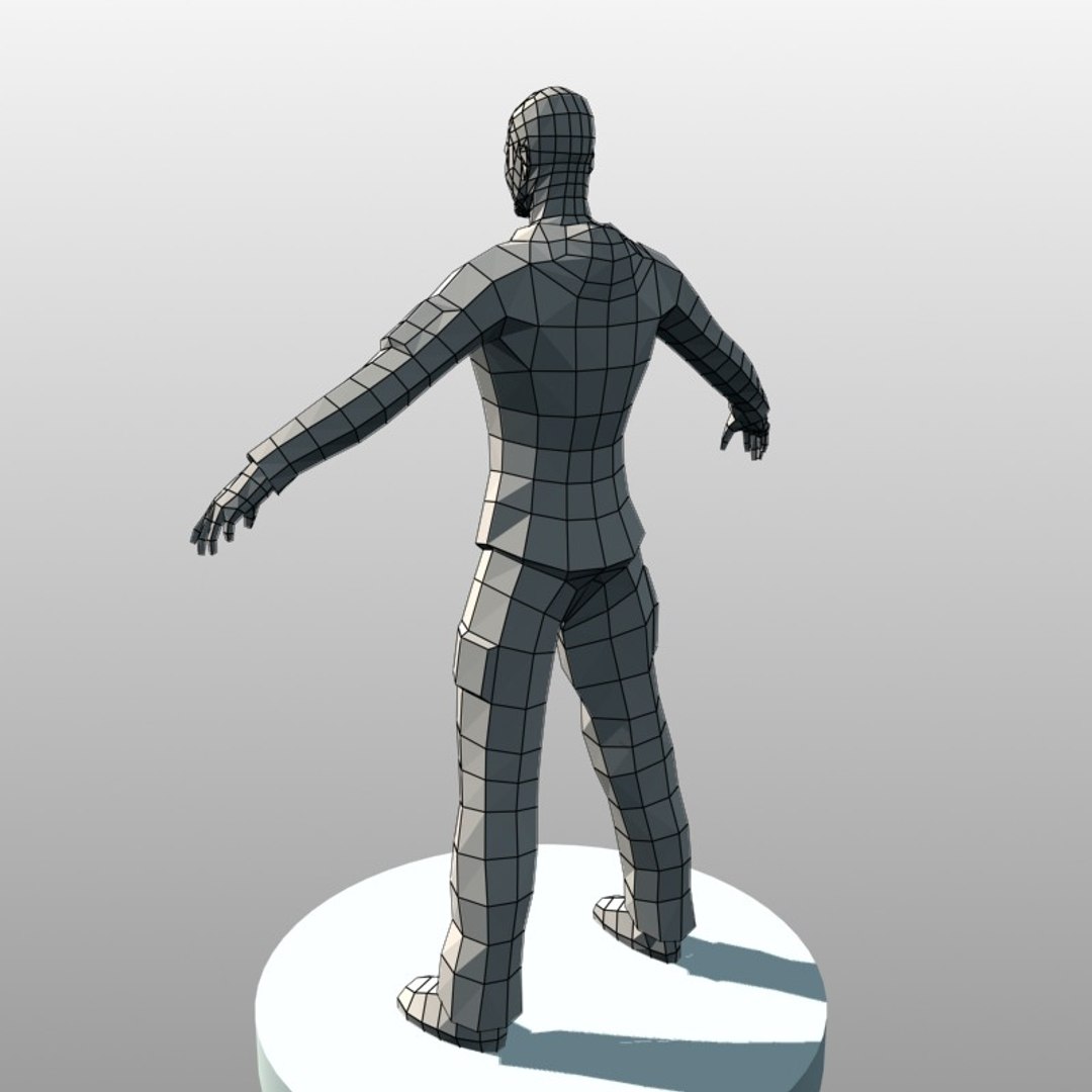 Zombie Biped Animation 3d Model