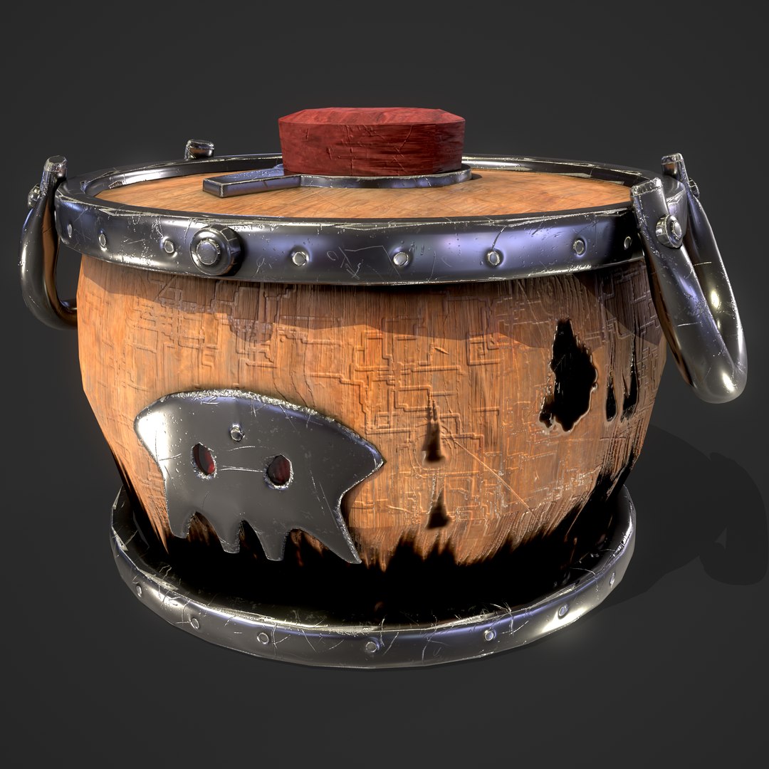 Burned Pot Model With PBR Texturing 3D Model - TurboSquid 2012095
