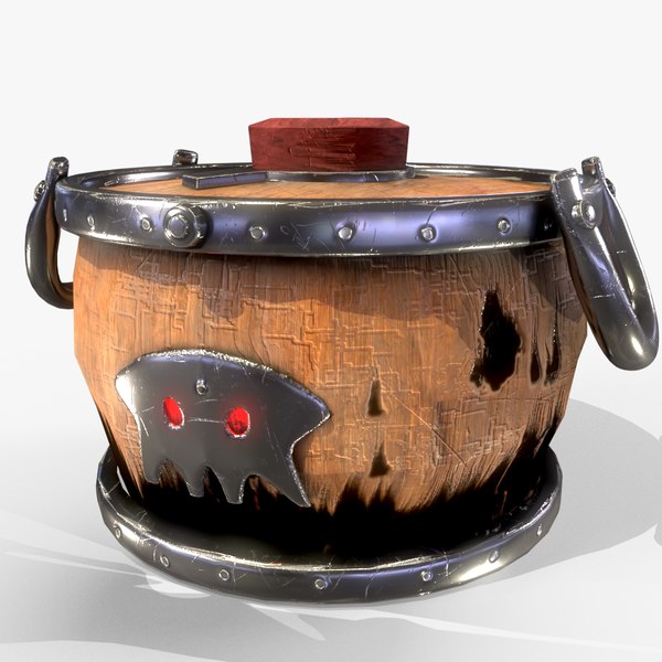 modelo 3d Burned Pot Model with PBR texturing - TurboSquid 2012095