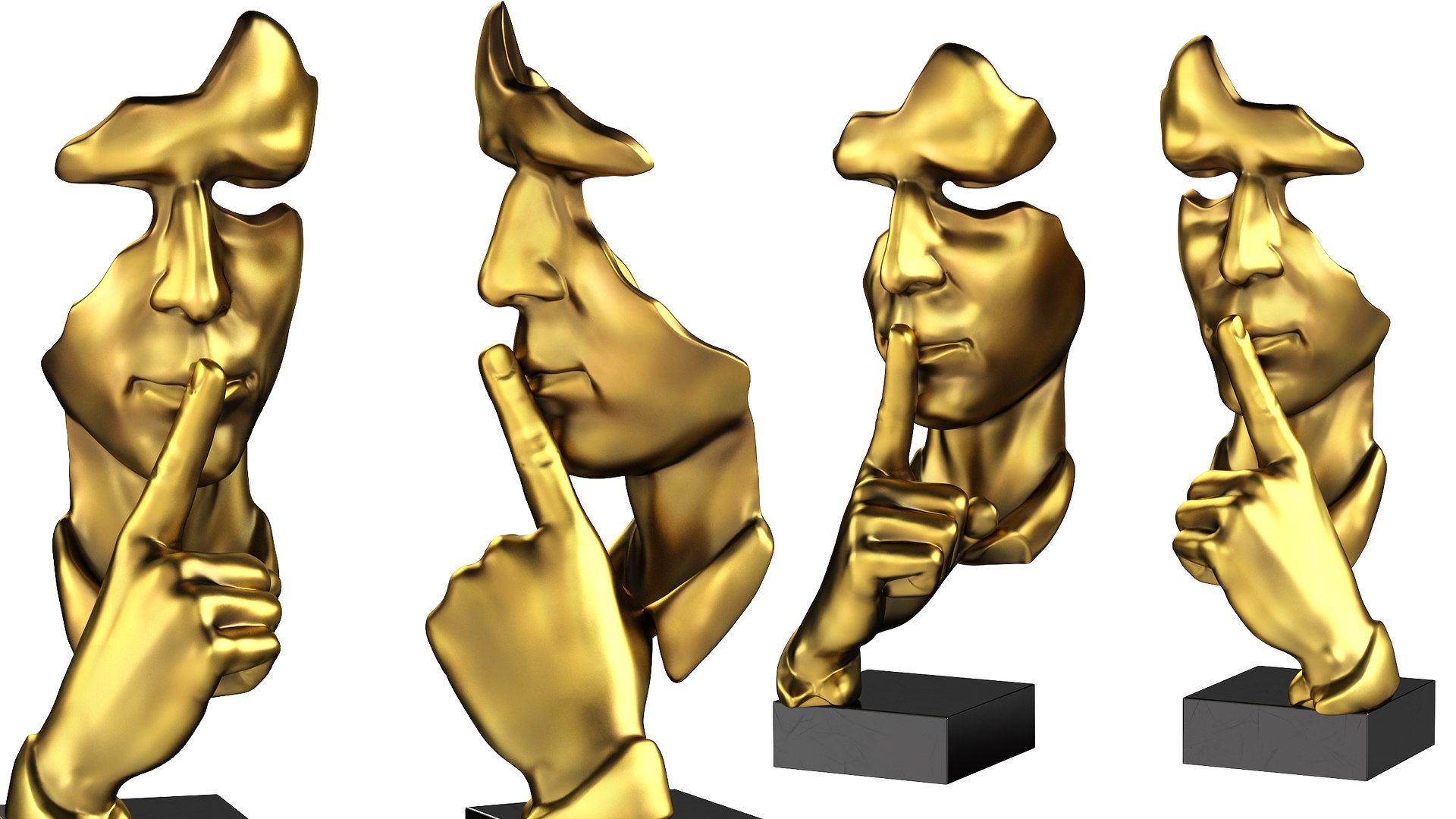 3D Thinker Statue Model - TurboSquid 2092245