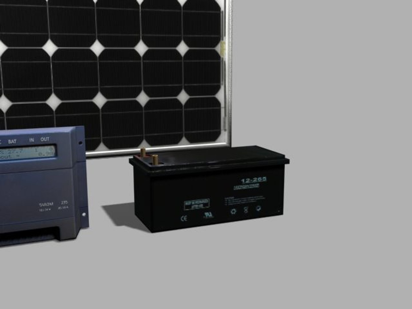 3d Solar Panels Inverter Cell