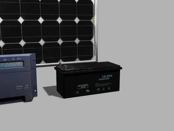 3d solar panels inverter cell