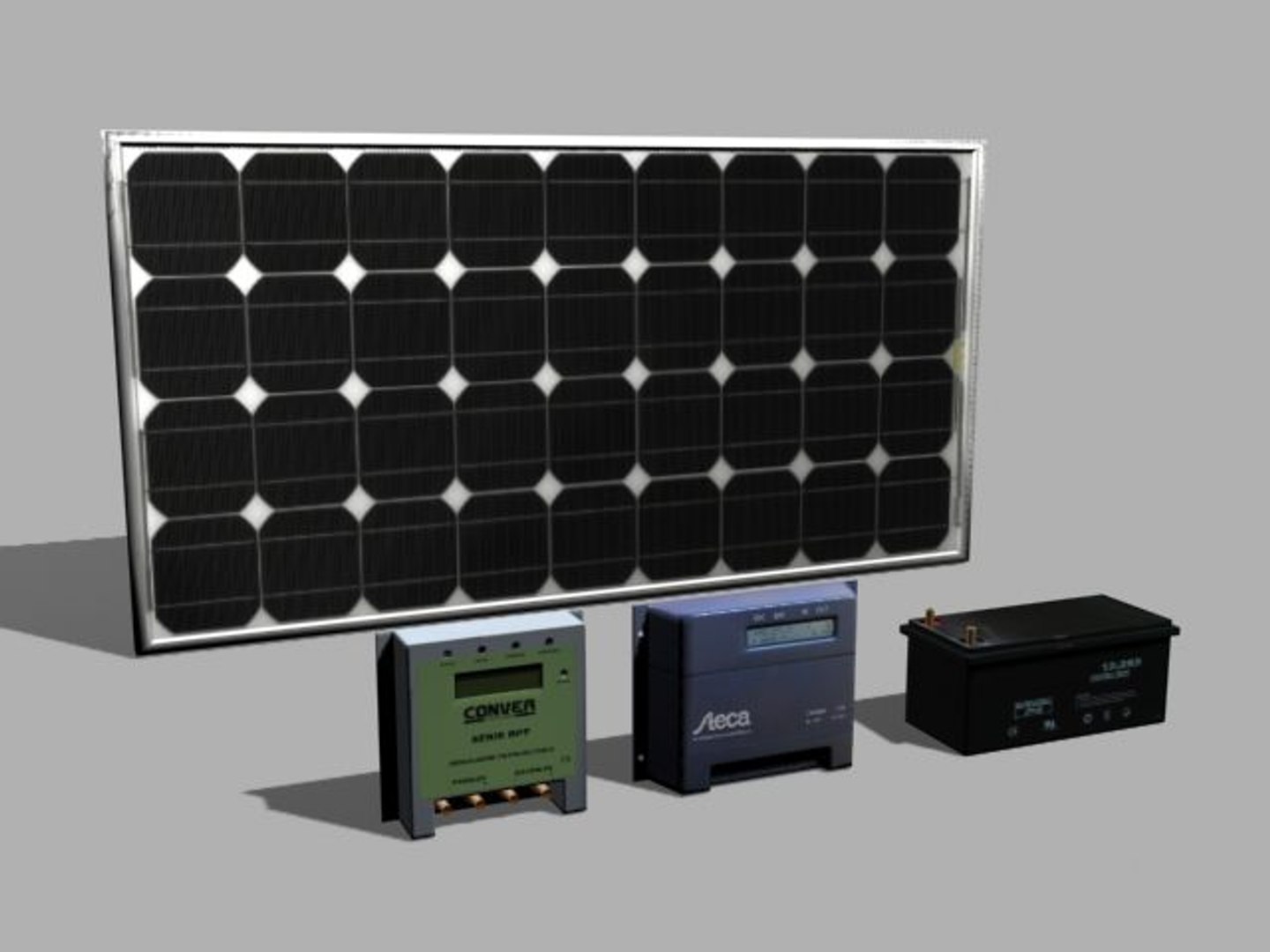 3d Solar Panels Inverter Cell