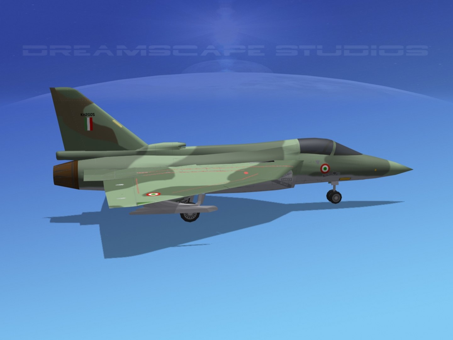 3d Tejas Hal Fighter Model