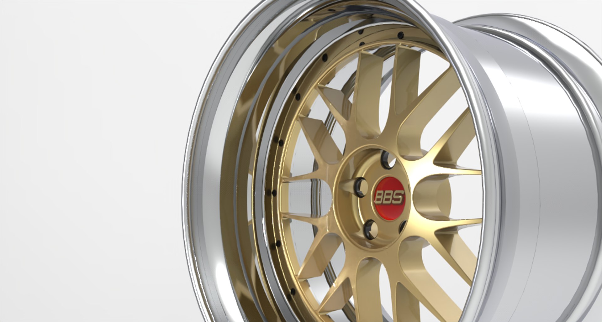 Bbs Lm2 Deep Dish 3d Model Turbosquid 1824652