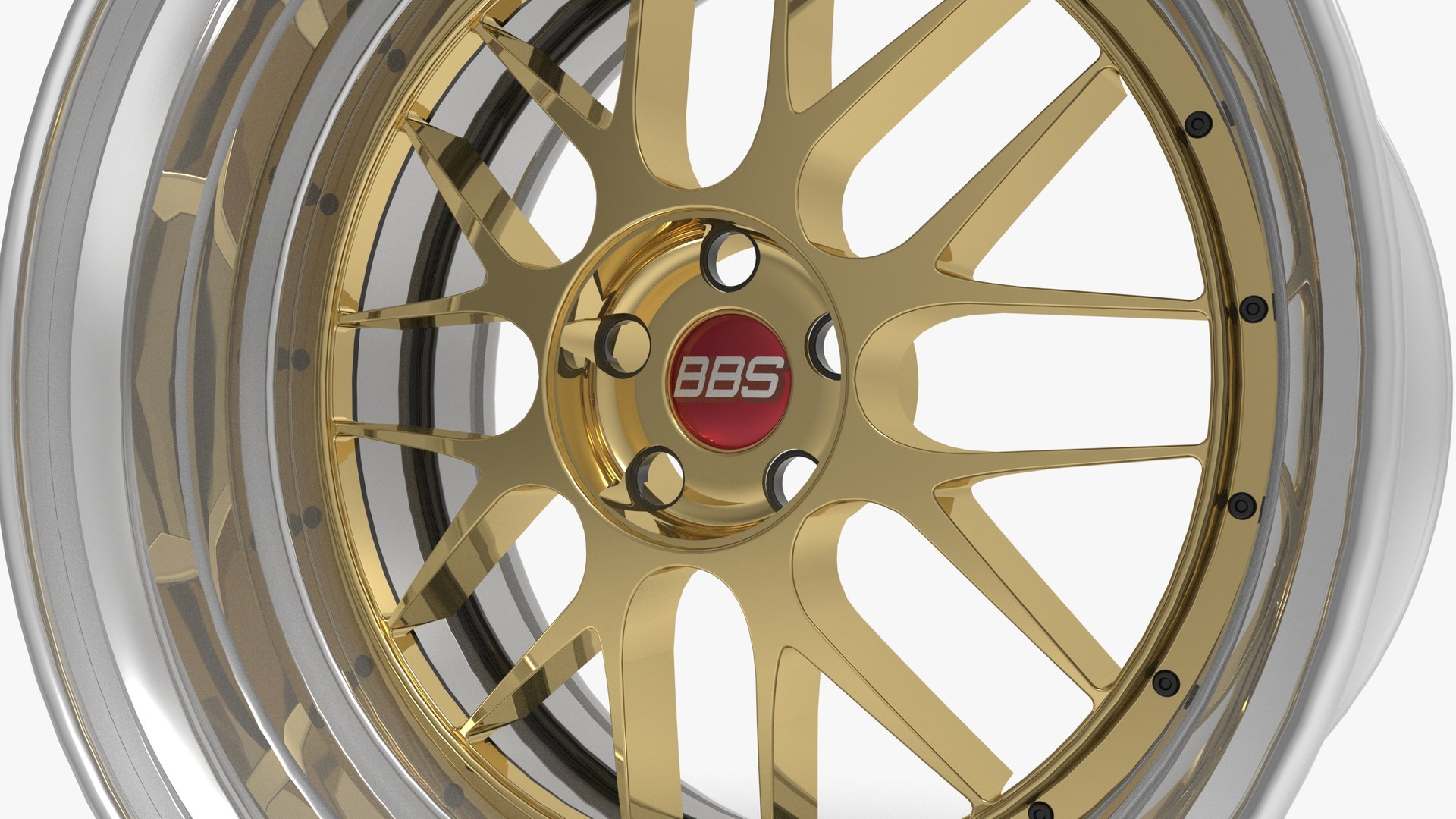 BBS LM2 Deep Dish 3D Model - TurboSquid 1824652