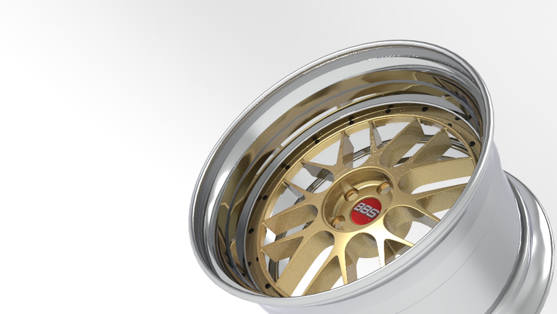 BBS LM2 Deep Dish 3D Model - TurboSquid 1824652