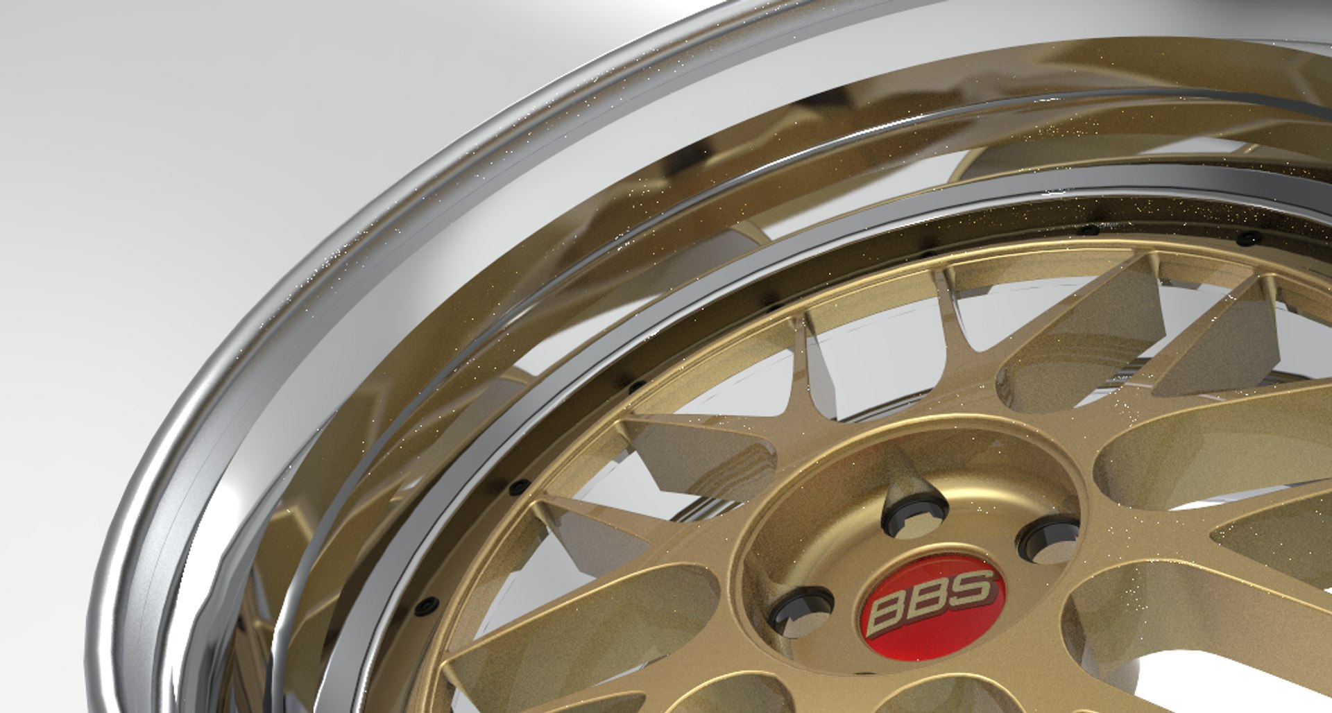 BBS LM2 Deep Dish 3D Model - TurboSquid 1824652