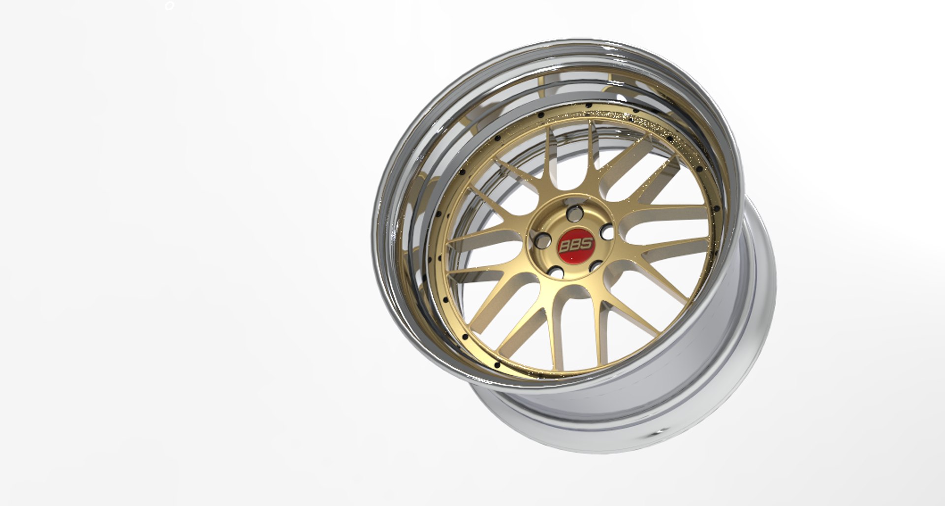 BBS LM2 Deep Dish 3D Model - TurboSquid 1824652