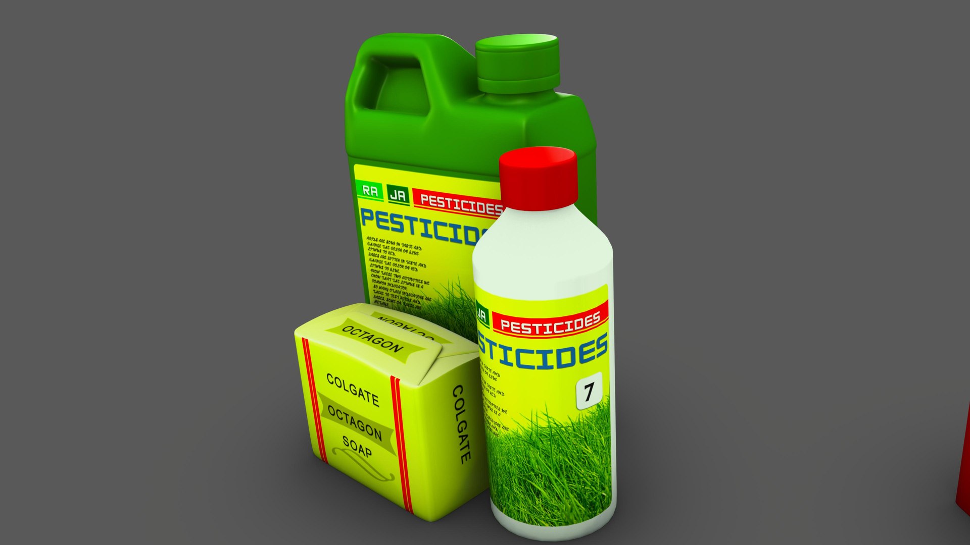 3D Insecticides And Pesticides Model - TurboSquid 1803915