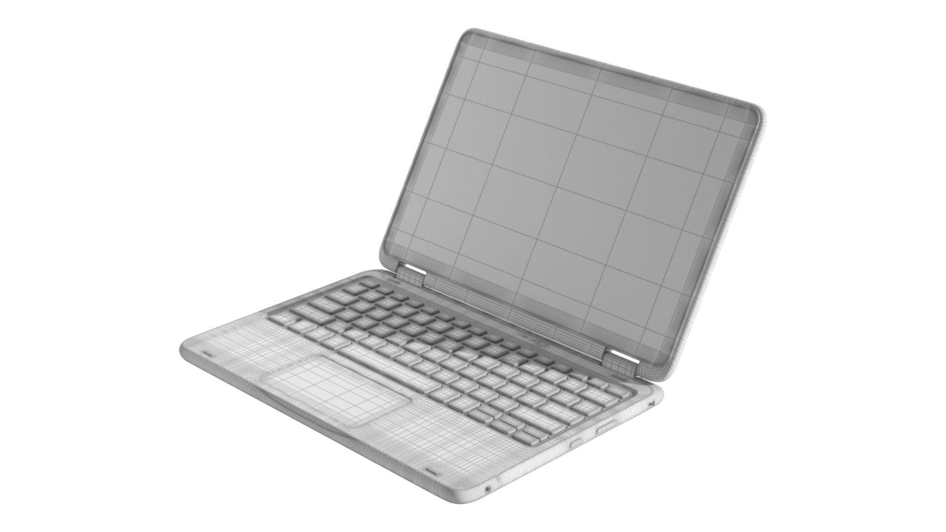 3D Dell Laptop Model - TurboSquid 2012329